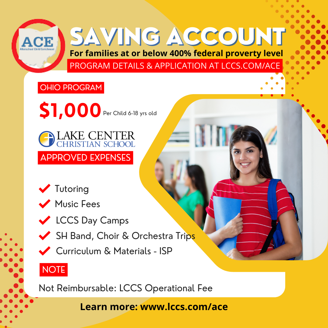 Scholarships and Grants - Lake Center Christian School